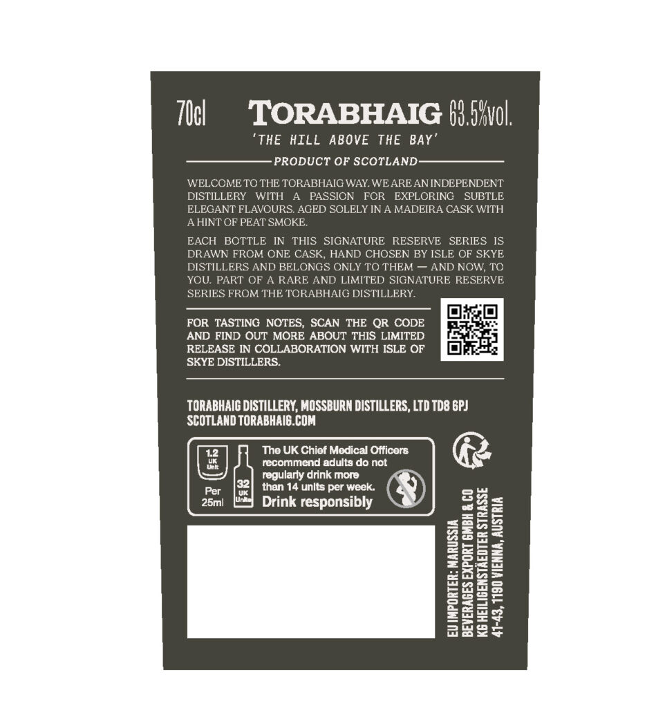 Torabhaig Signature Reserve Edition 2 – Single Cask - Isle of Skye ...